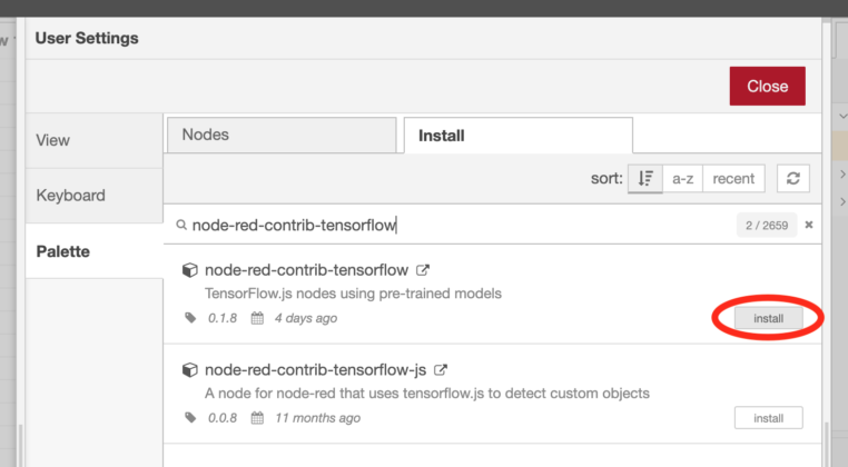 Using TensorFlow.js and Node-RED with image recognition applications - Linux.com